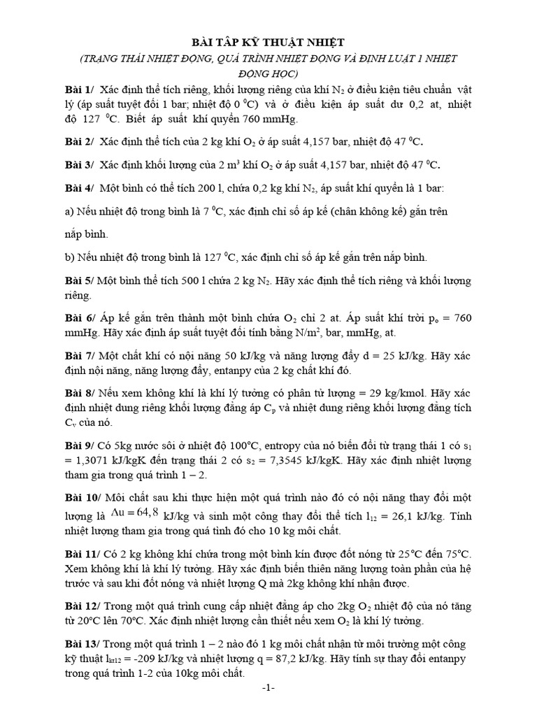 Bai Tap KTN Co Khi - 190914 | PDF