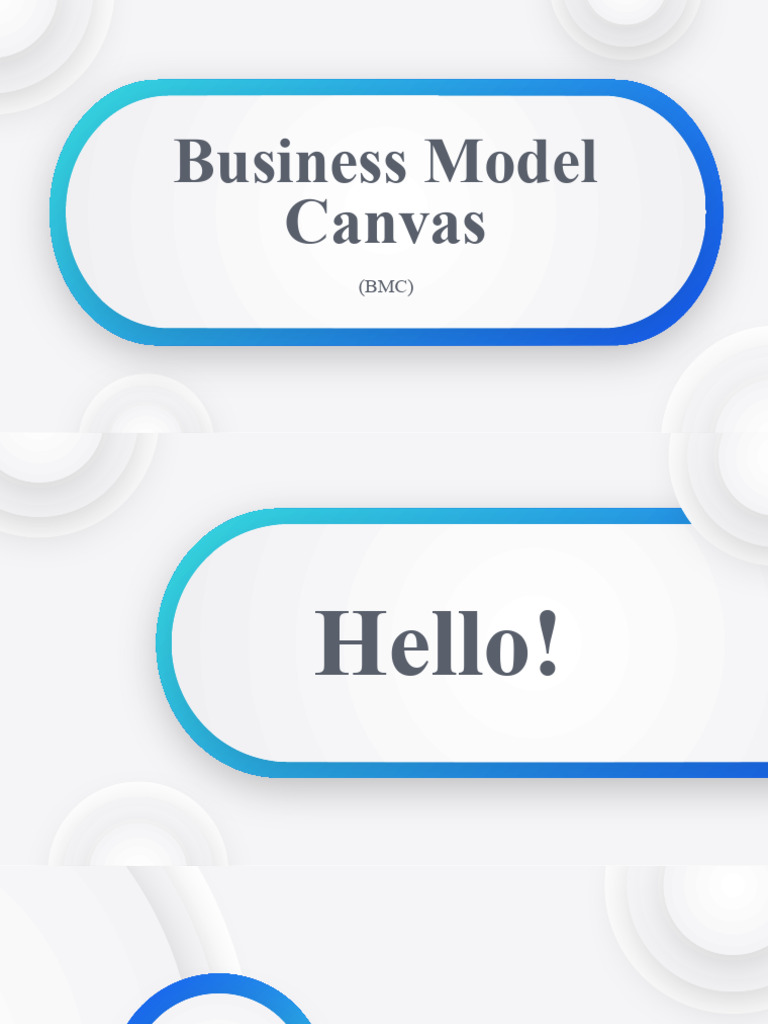 Business Model Canvas by Slidesgo | PDF
