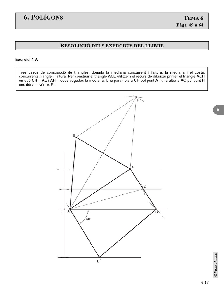 TEMA - 06 POLÍGONS Solucions | PDF