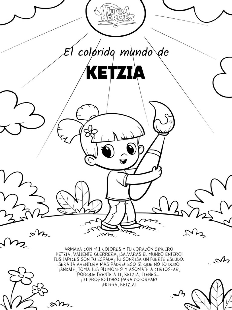 Libro Colorear Ketzia | PDF
