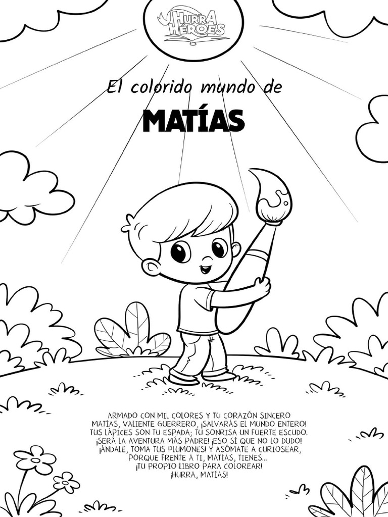 Libro Colorear Matías | PDF