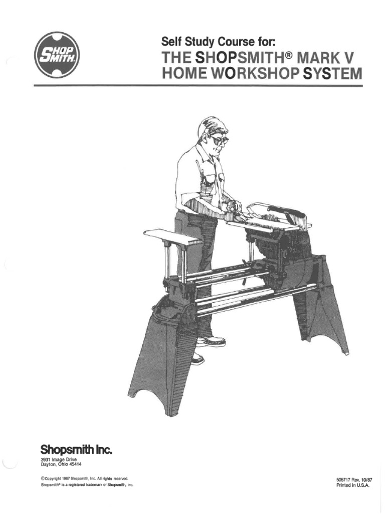 Shopsmith Self Study Course | PDF