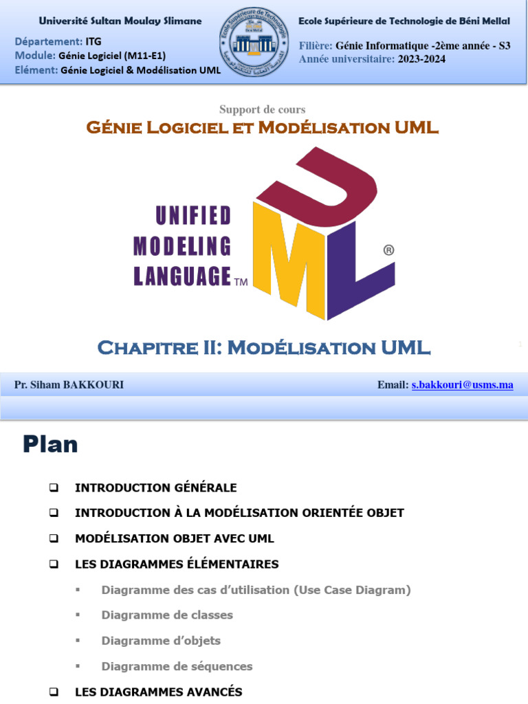 Modélisation UML en Génie Logiciel | PDF | Classe (informatique ...