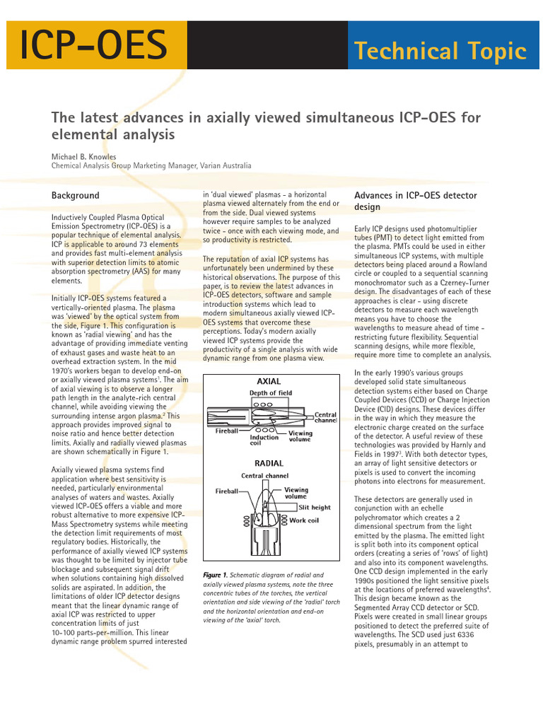 Articulo ICP AXIAL VENTAJAS | PDF | Applied And Interdisciplinary ...