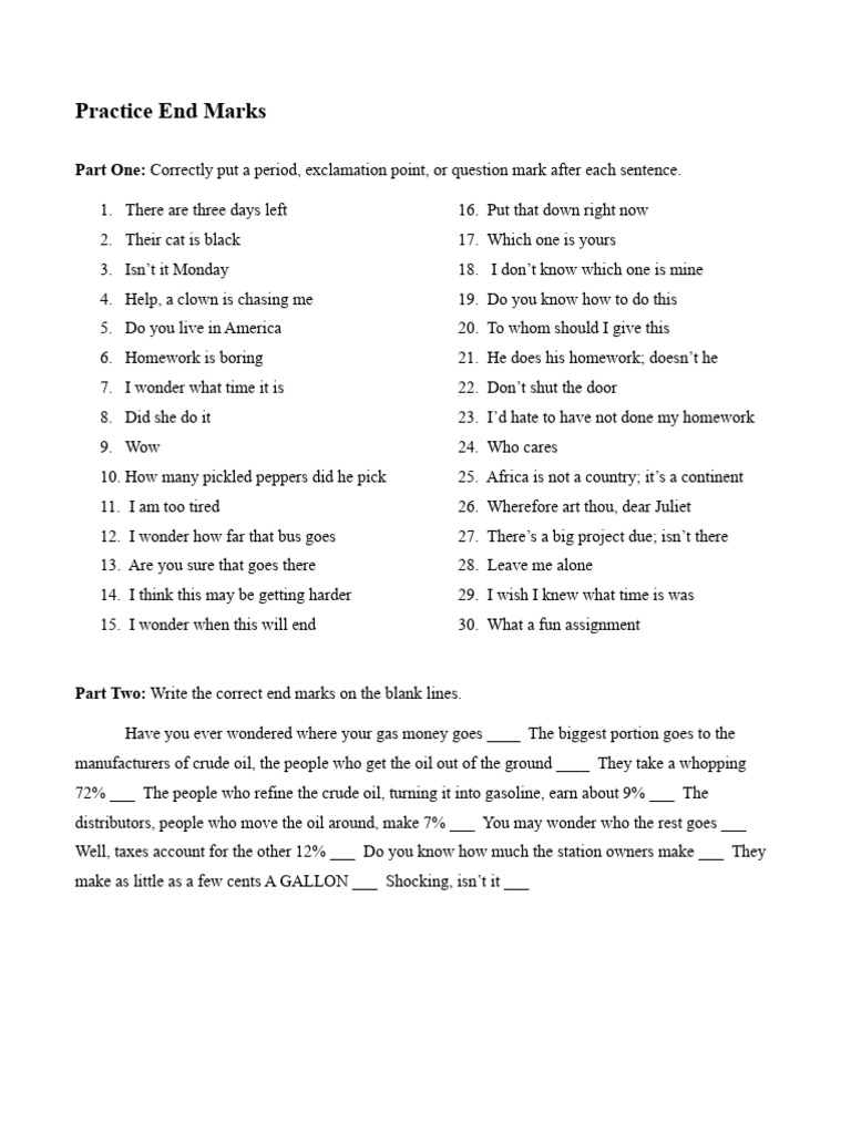 End Marks | PDF | Art