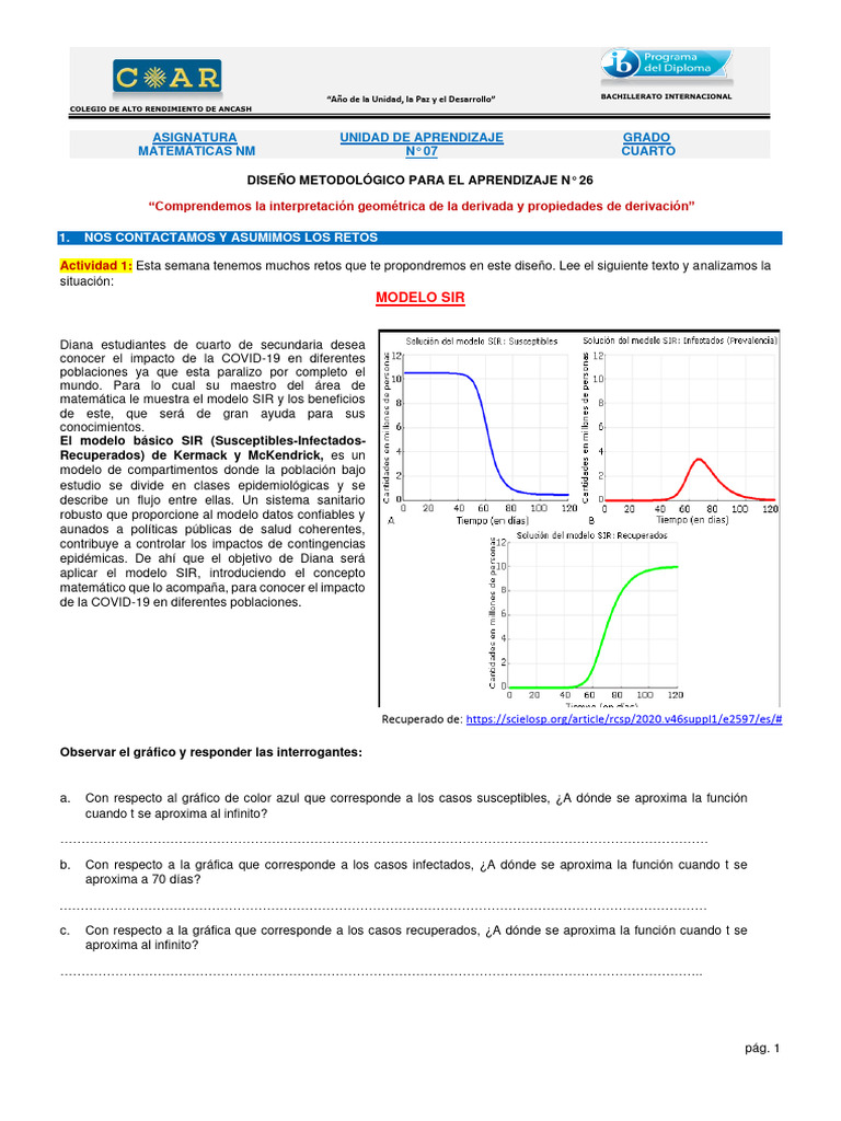 Dmpa 26 Unidad 07 4to Matemática 2023 | PDF | Derivado | Aprendizaje