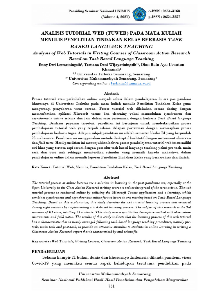 Contoh Artikel Prosiding TPKI | PDF