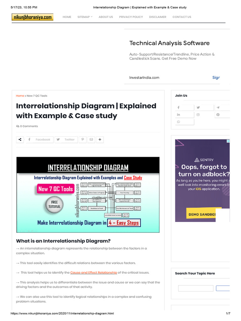 2 Interrelationship Diagram - Explained With Example & Case Study | PDF | Six Sigma | Causality