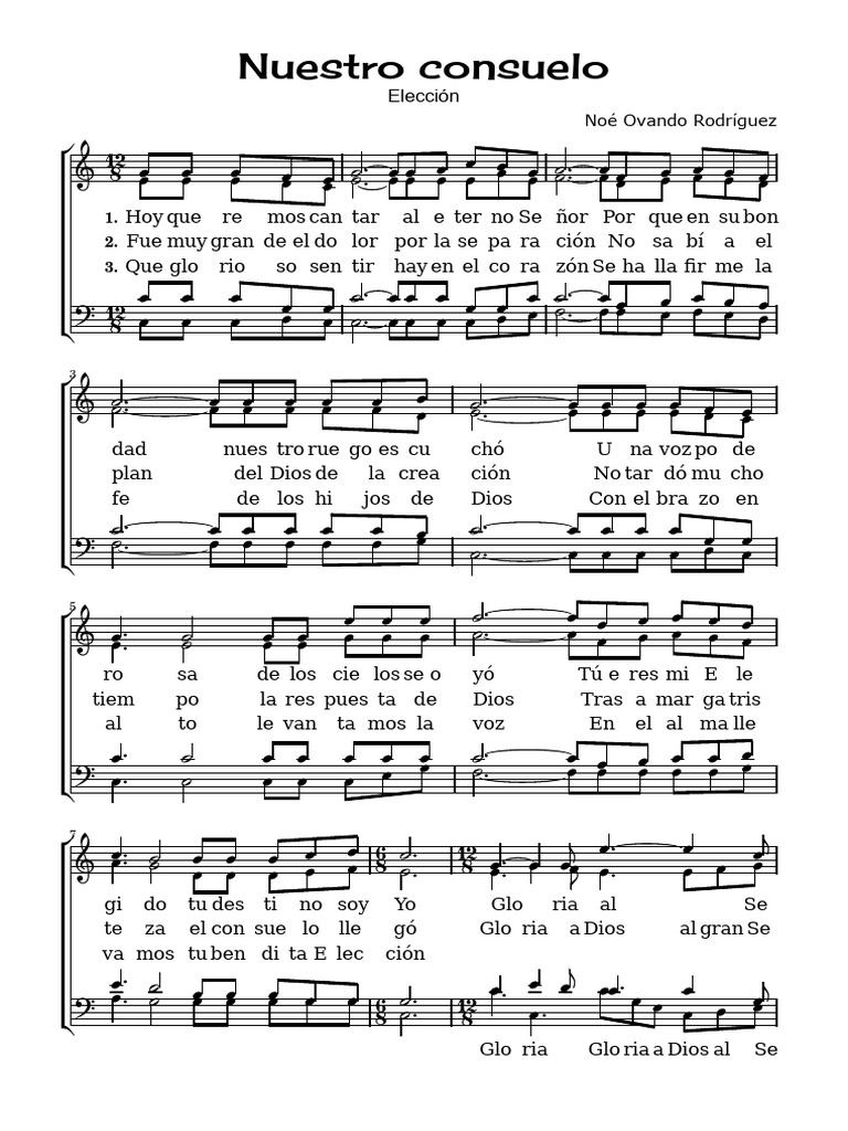 Nuestro Consuelo CARTA | PDF