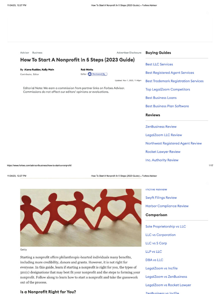 Start NGO Business in Few Steps | PDF