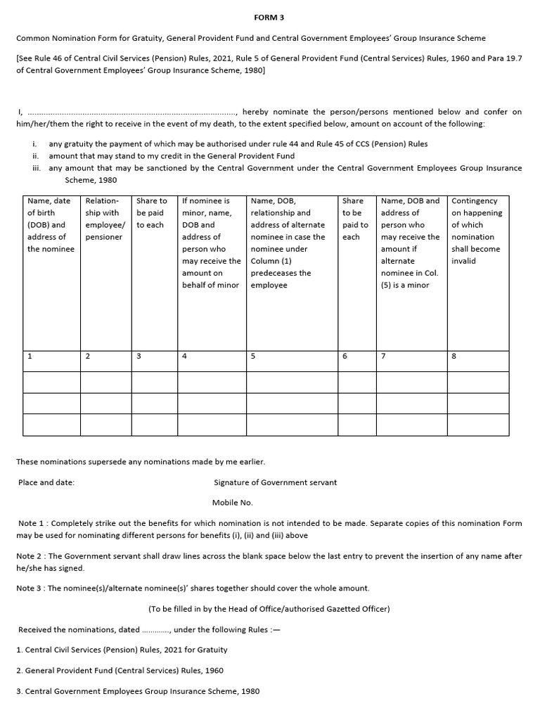 Form 3 | PDF | Pension | Economies