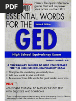 GED Mathematics Formula Sheet | PDF