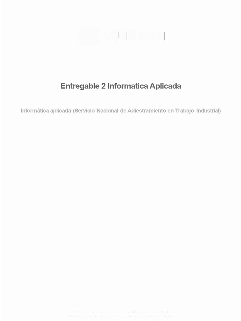 Entregable 2 Informatica Aplicada | PDF | Matemáticas | Análisis