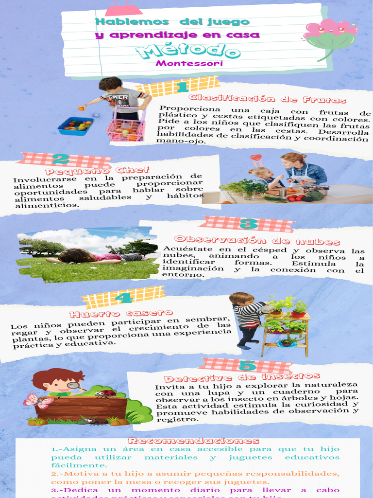 Red Blue Colorful Illustrative Self-Regulation Ideas For Children ...