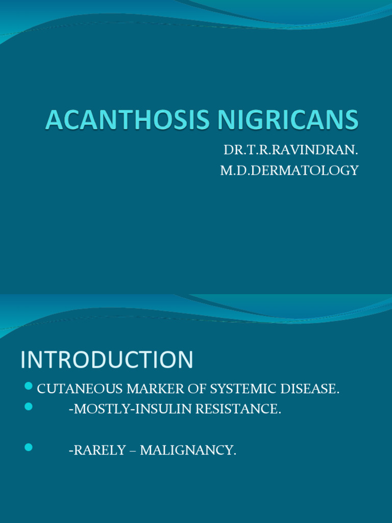 Acanthosis Nigricans | PDF | Causes Of Death | Endocrine Diseases