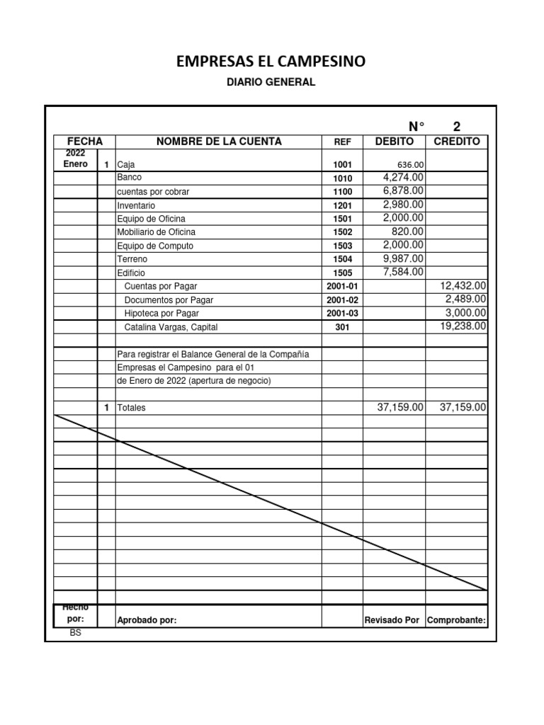 Asiento Inicial MODULO 5 | PDF