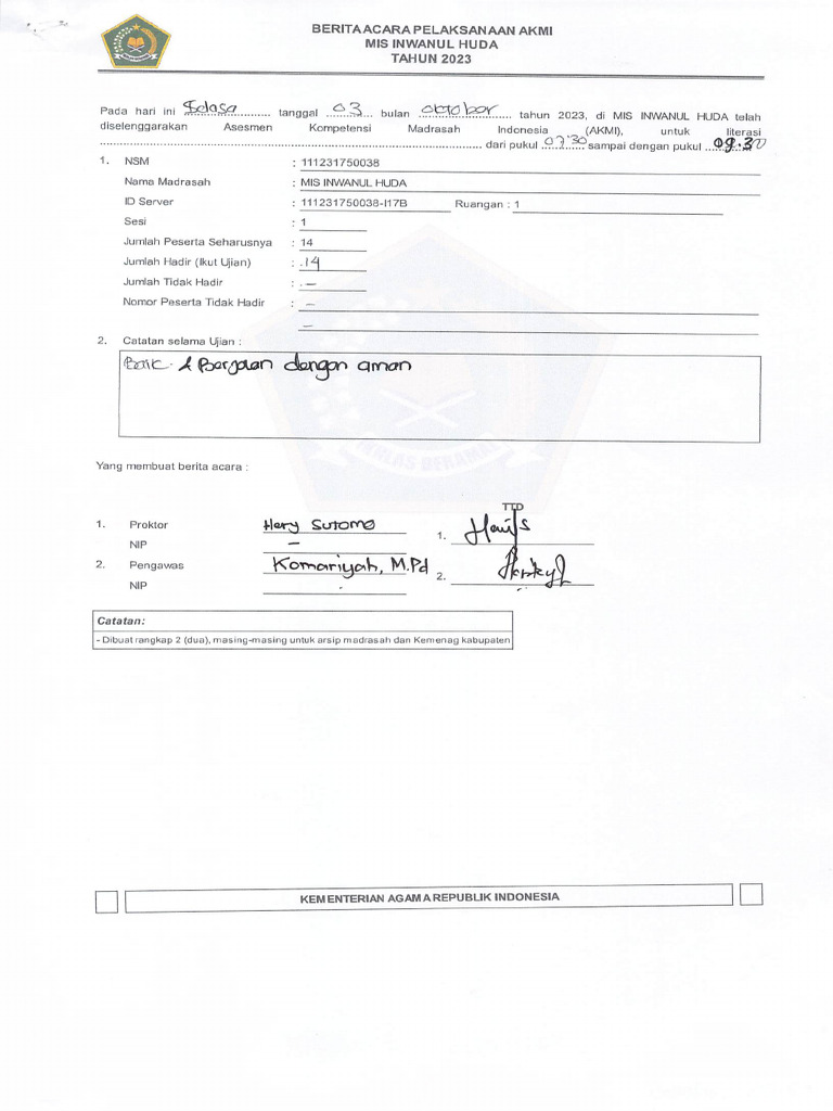 Ba Sesi 1 Selasa | PDF