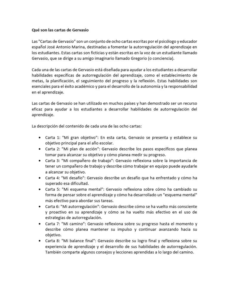 Cartas de Gervasio | PDF | Pensamiento | Verdad