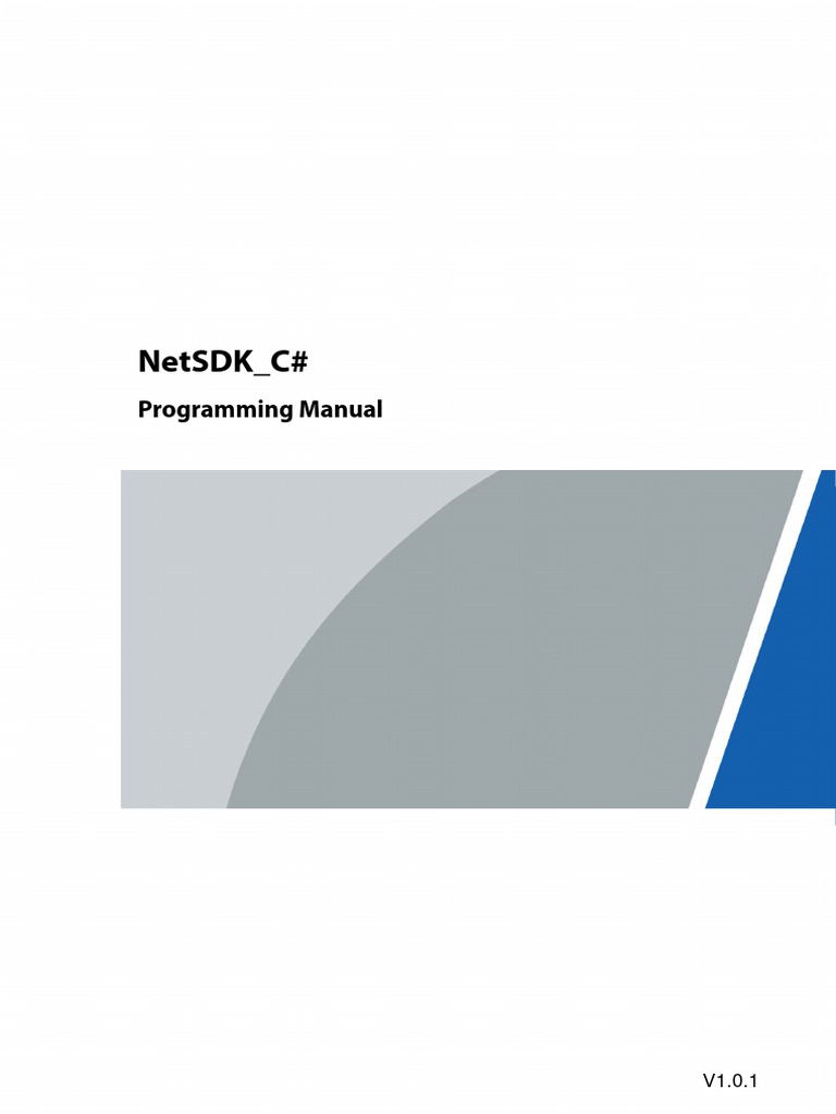 NetSDK C# ProgrammingManual V1.0.1 | PDF | Library (Computing) | Video