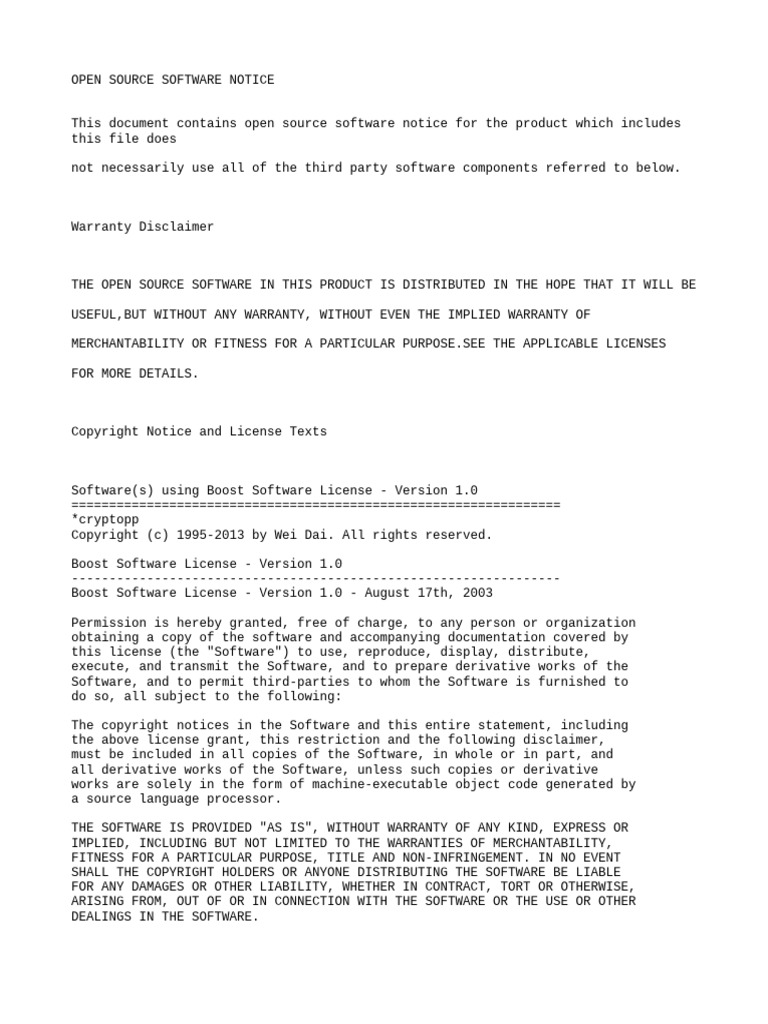 Open Source Software Licenses-NetSDK - Csharp | Download Free PDF ... Open Source Software Licenses-NetSDK - Csharp | Download Free PDF ...