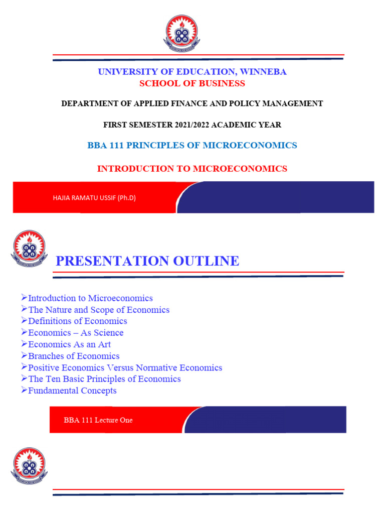 Introduction to Microeconomics Principles | PDF | Economics ...