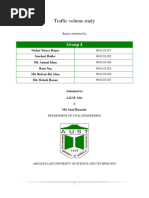 A Report On Traffic Analysis | PDF | Traffic | Road