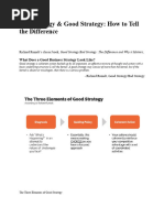 Good Strategy Bad Strategy | PDF | Strategic Management | Competitive ...