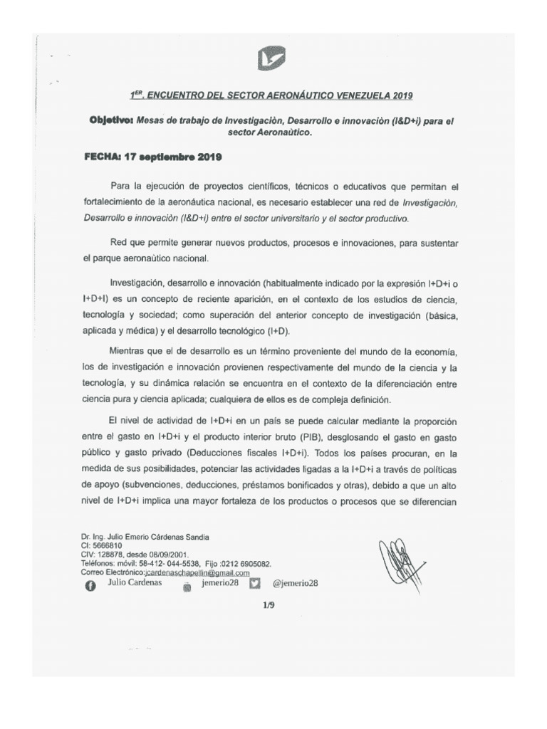 Encuentro Nacional INAC | PDF