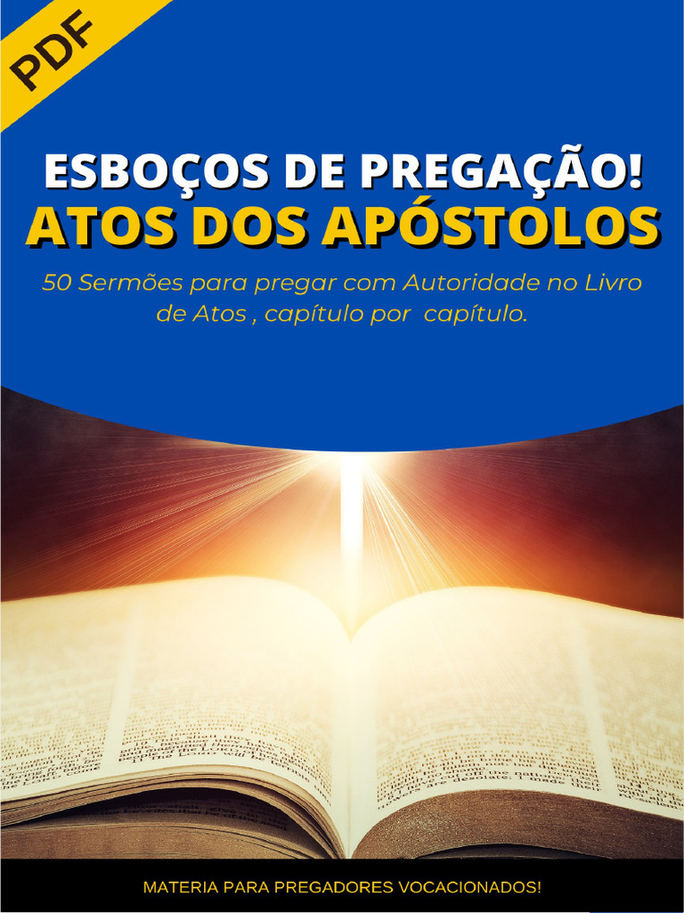 50 Esbocos No Livro de Atos | PDF | Atos dos apóstolos | Jesus