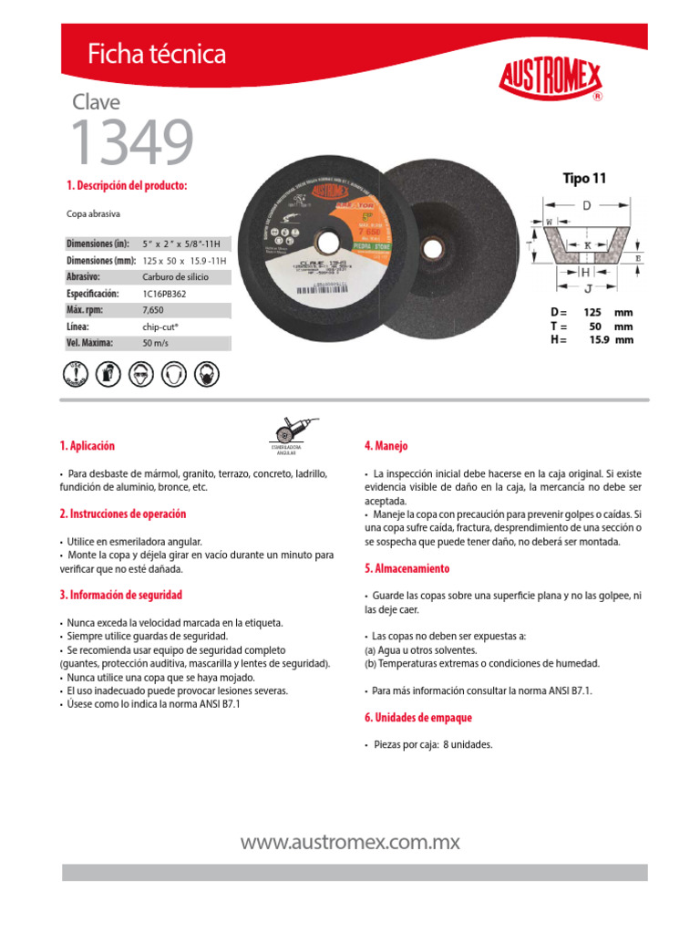 Ficha Técnica: Clave | PDF | Materiales