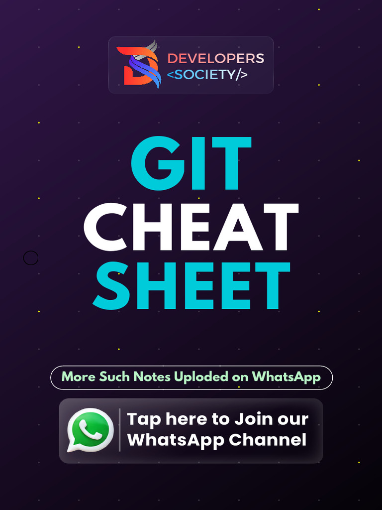 Git Cheatsheet Pdf Computer File System Software 8789