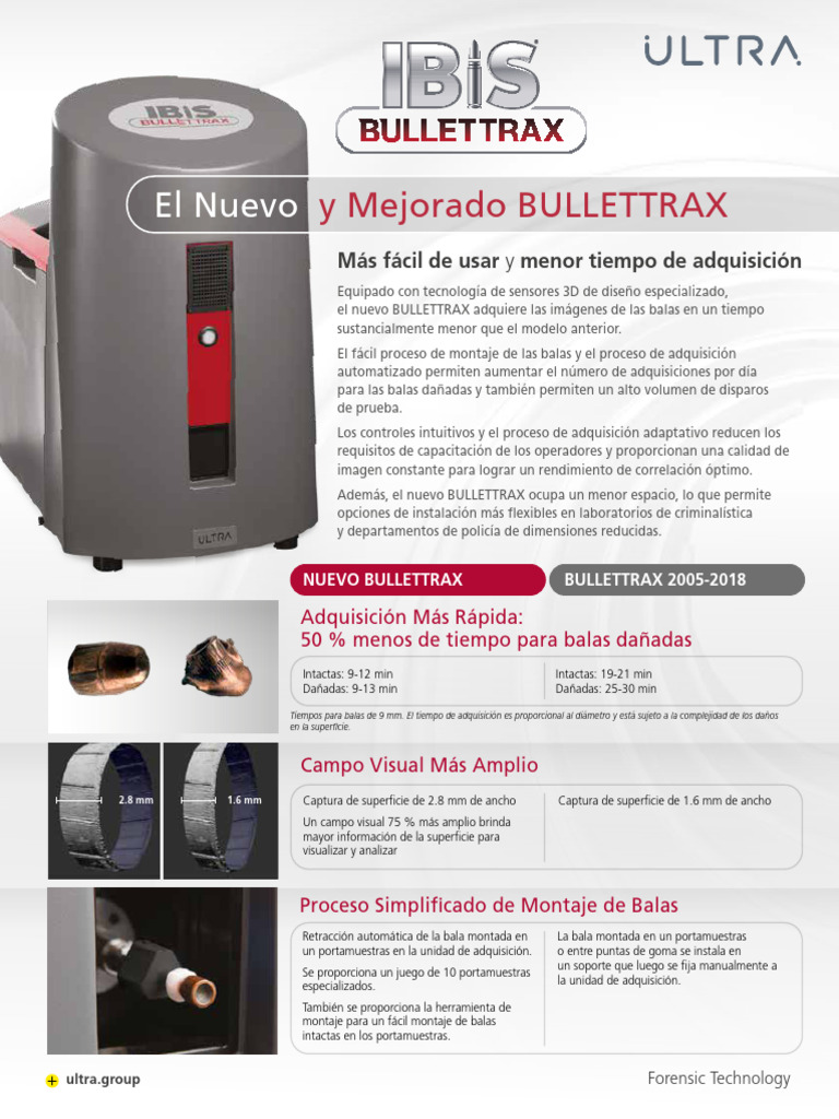 New Bullettrax Comparison 2020 2 Pager Es Web | PDF