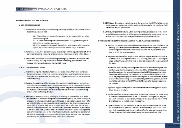Zoning Guidelines for Non-Conforming Uses | PDF | Justice | Crime ...