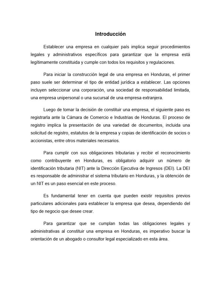 Introducción | PDF | Finanzas y dinero | Derecho