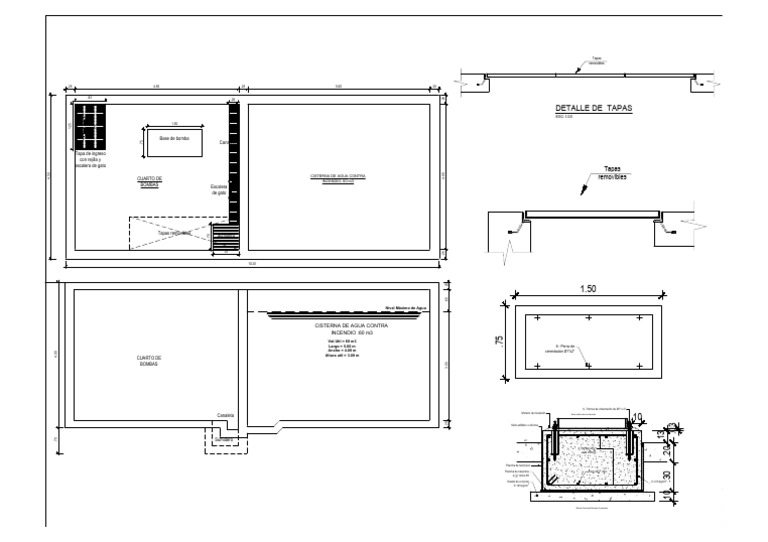 Layout de Cisterna de 60 m3 | PDF