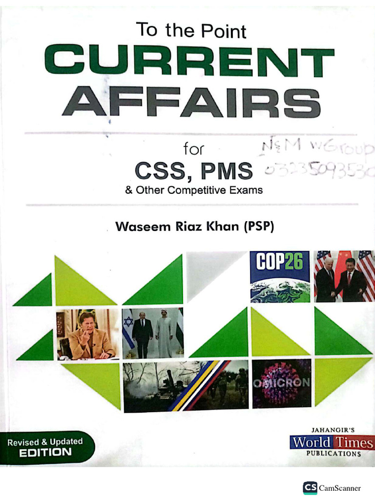 JWT Current Affair Wasim Riaz - Compressed | PDF