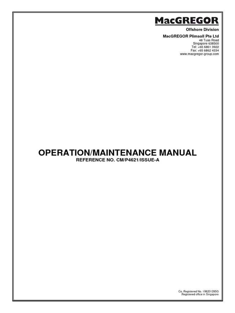 CM P4621 22 ISSUE A Winche Cabrestante MacGregor | PDF | Clutch | Screw