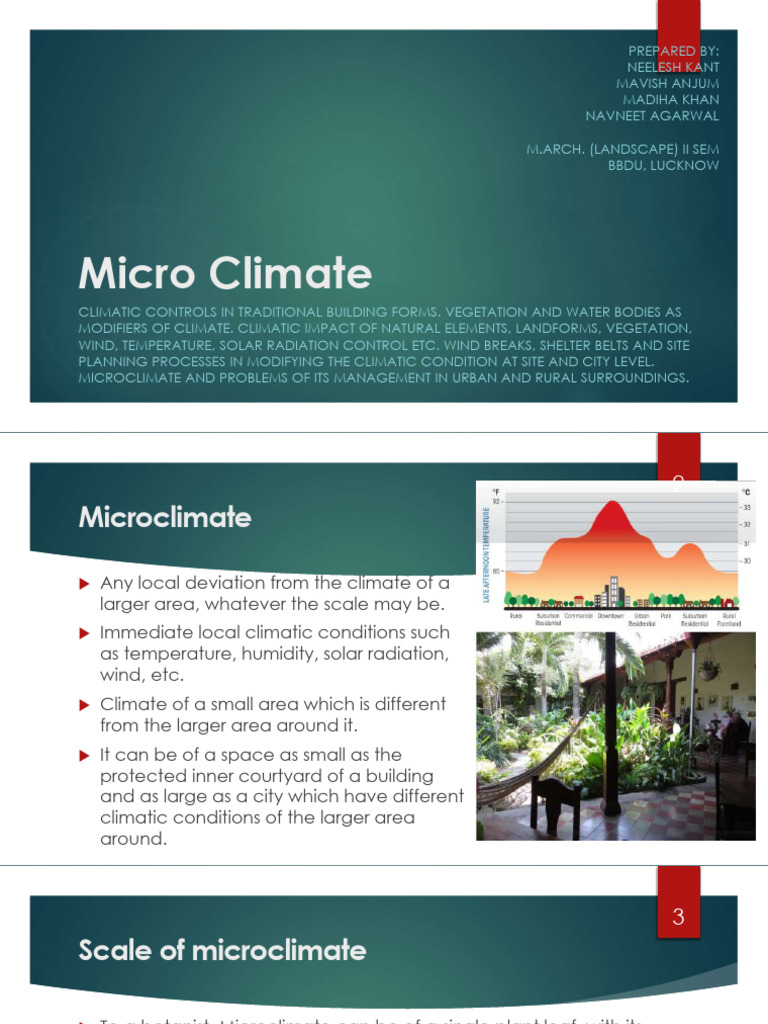 Micro Climate | PDF | Atmosphere Of Earth | Wound