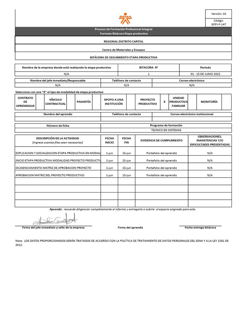 1.plantilla Bitacoras Sistemas | PDF | Business | Blog