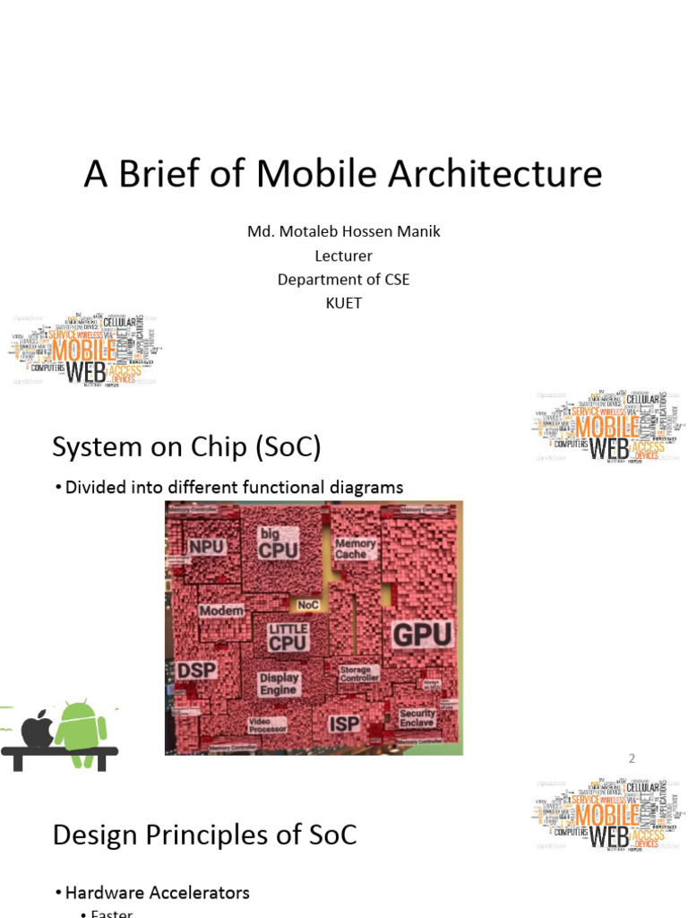 A Brief of Mobile Architecture | PDF | Multi Core Processor | System On A Chip
