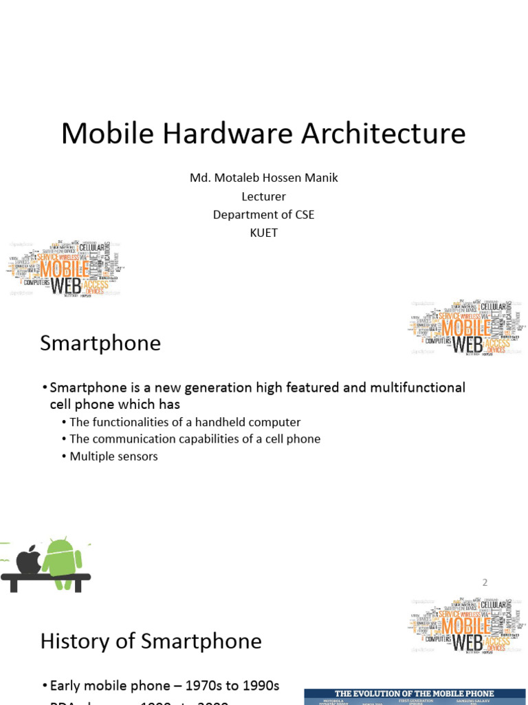Mobile Phone Hardware Architecture Overview | PDF | System On A Chip ...