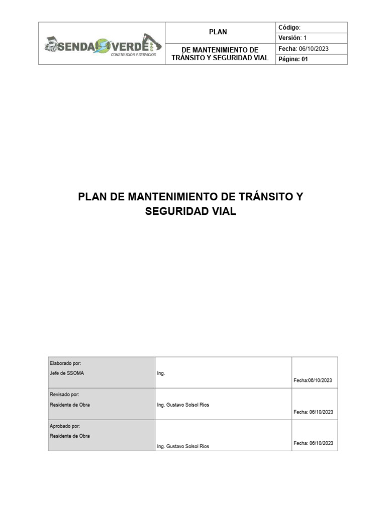 PMTS | PDF | La carretera | Transporte