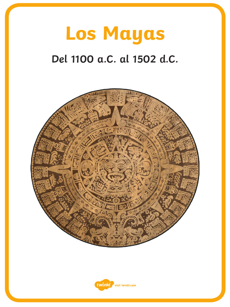 Cronología de la Civilización Maya | PDF