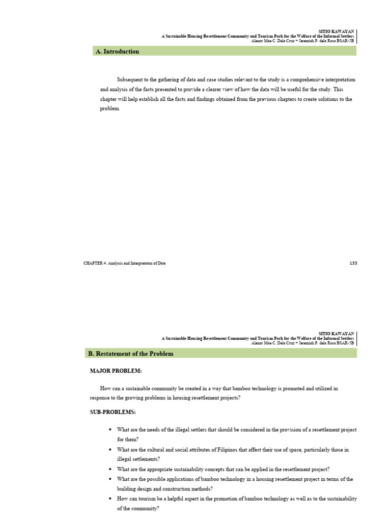 SITIO KAWAYAN Chapter 4 | PDF | Wall | Framing (Construction)