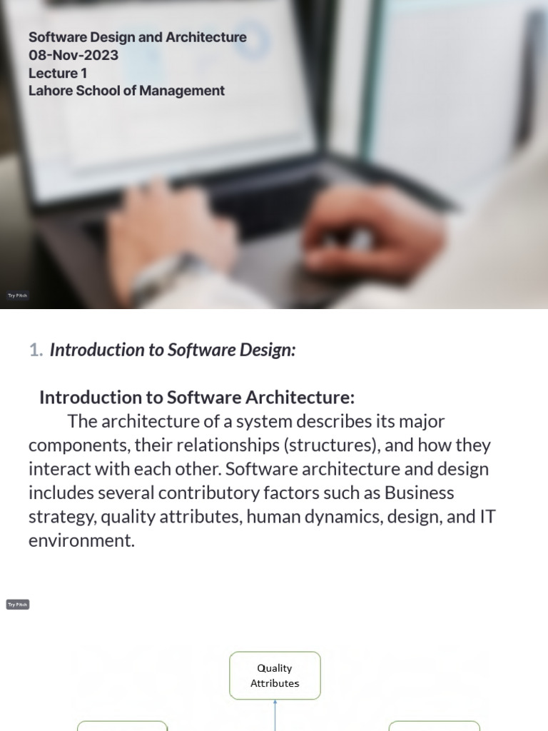 Software Design And Architecture Pdf Software Architecture System