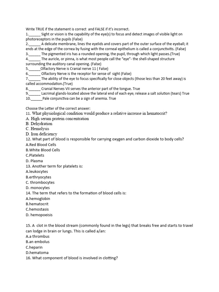 Anaphy Semi Final Exam | PDF