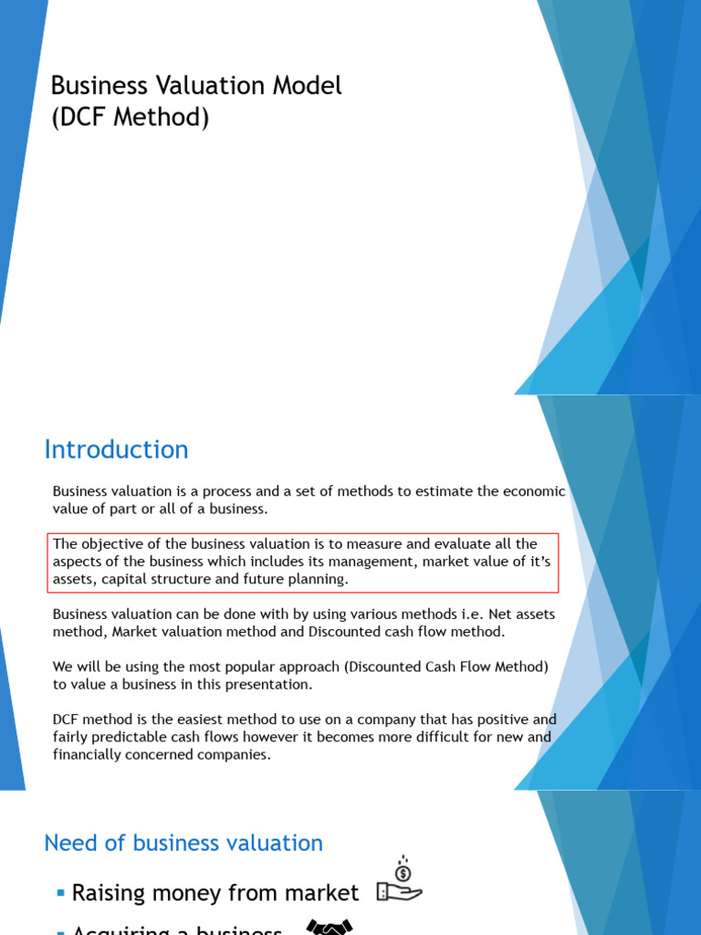 Business Valuation Model | PDF | Cost Of Capital | Business Valuation