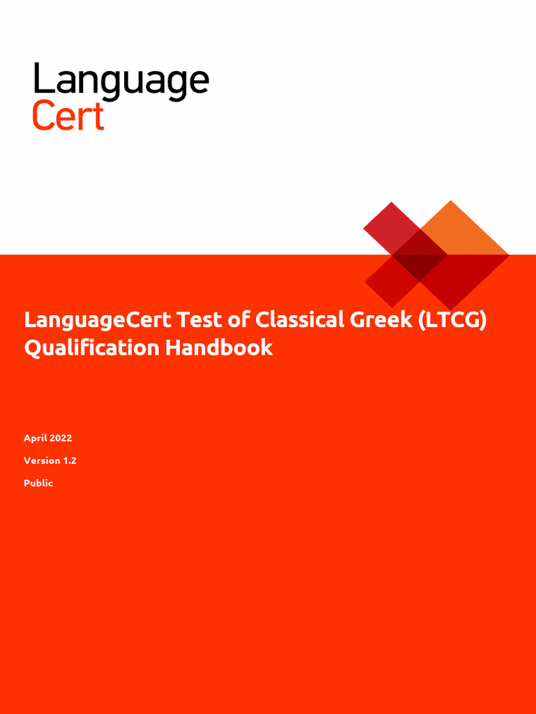 LTCG Qualification Handbook Ver12 | PDF | Multiple Choice | Human Communication
