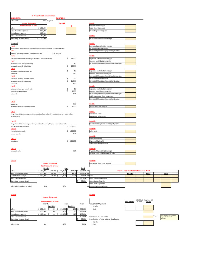 Chapter 4 Workbook-SADAF | PDF | Income Statement | Management Accounting