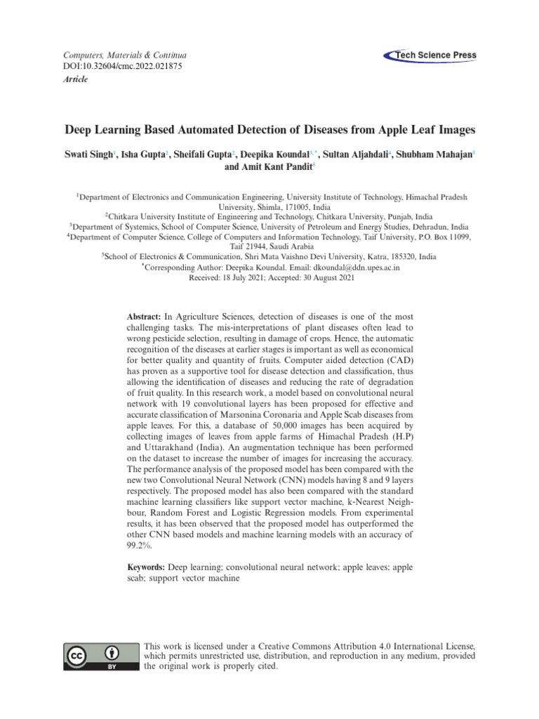 ML VS CNN | PDF | Sensitivity And Specificity | Machine Learning